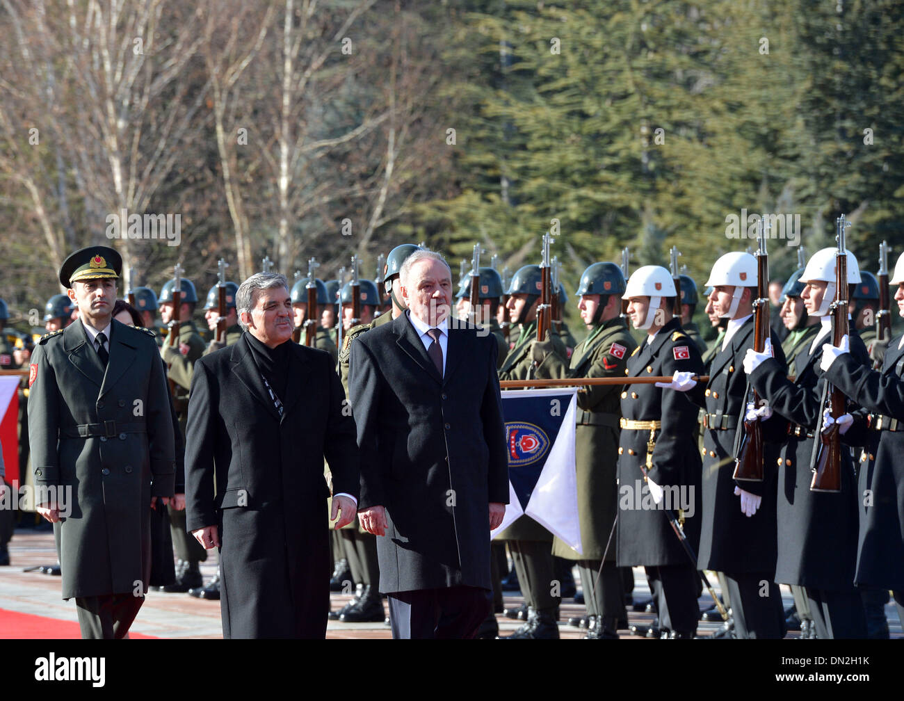 Ankara, Turkey. 18th Dec, 2013. President NICOLAE TIMOFTI of Moldova is ...