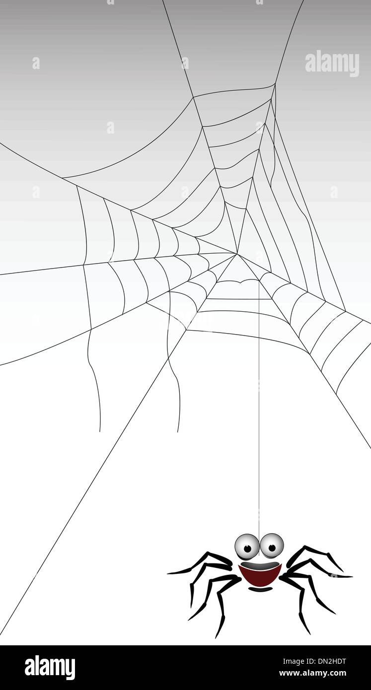 Spider prey illustration Stock Vector Images - Alamy