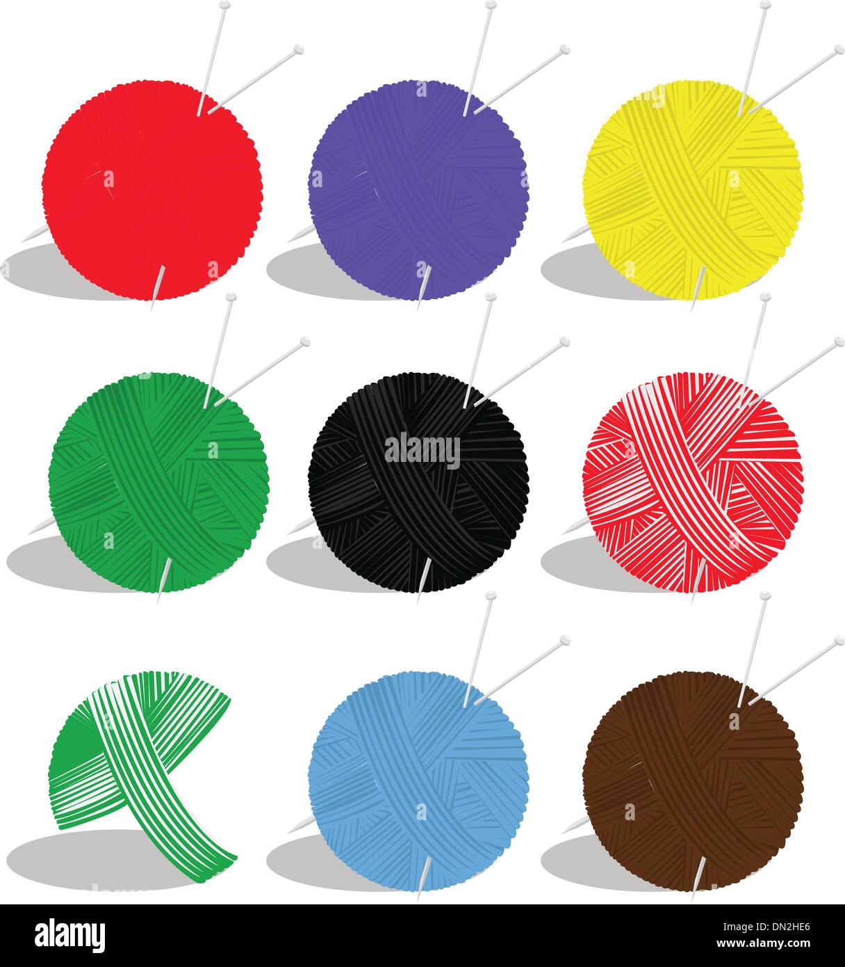 Yarn vector vectors hi-res stock photography and images - Alamy