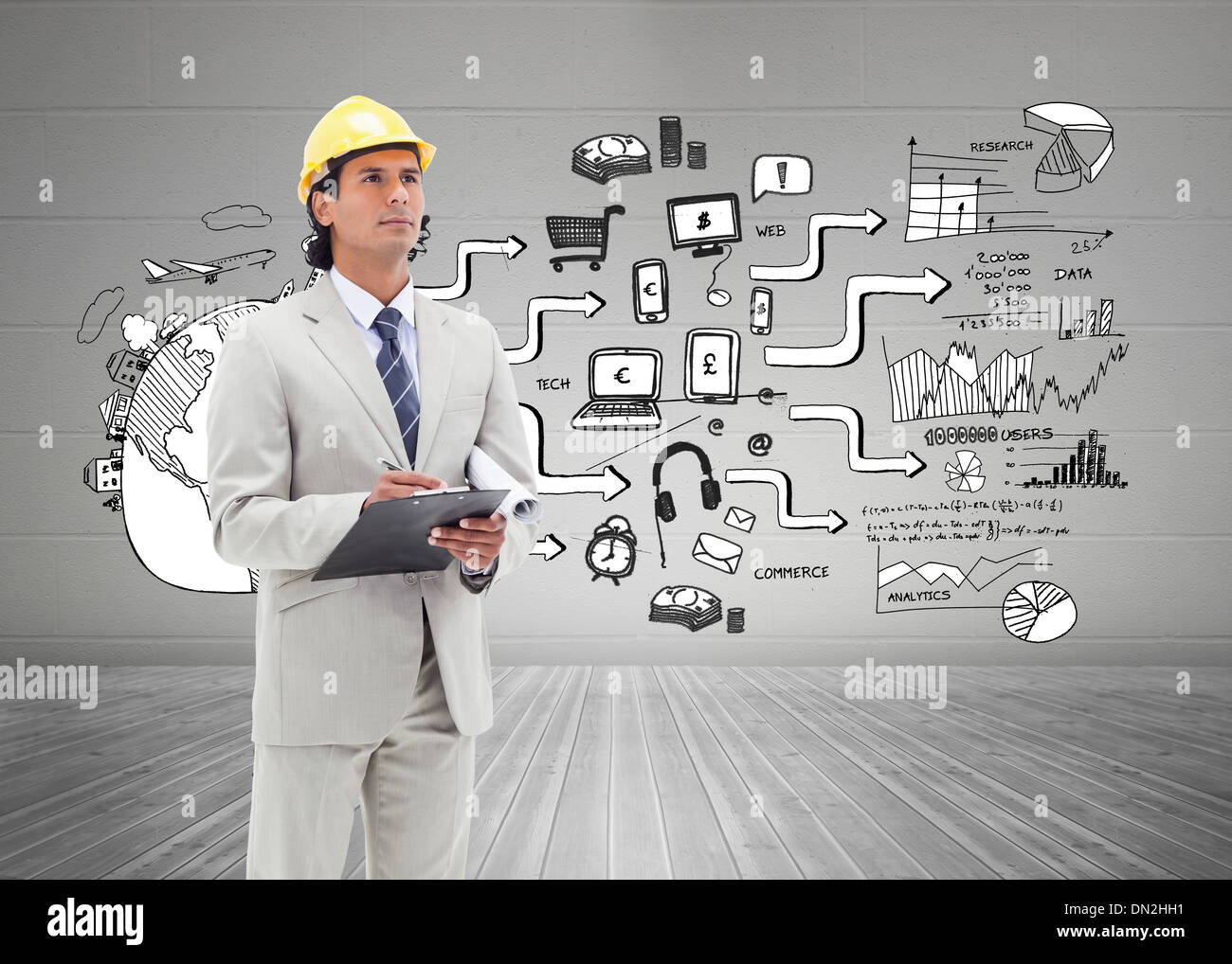 Digital composite money notes hi-res stock photography and images - Alamy