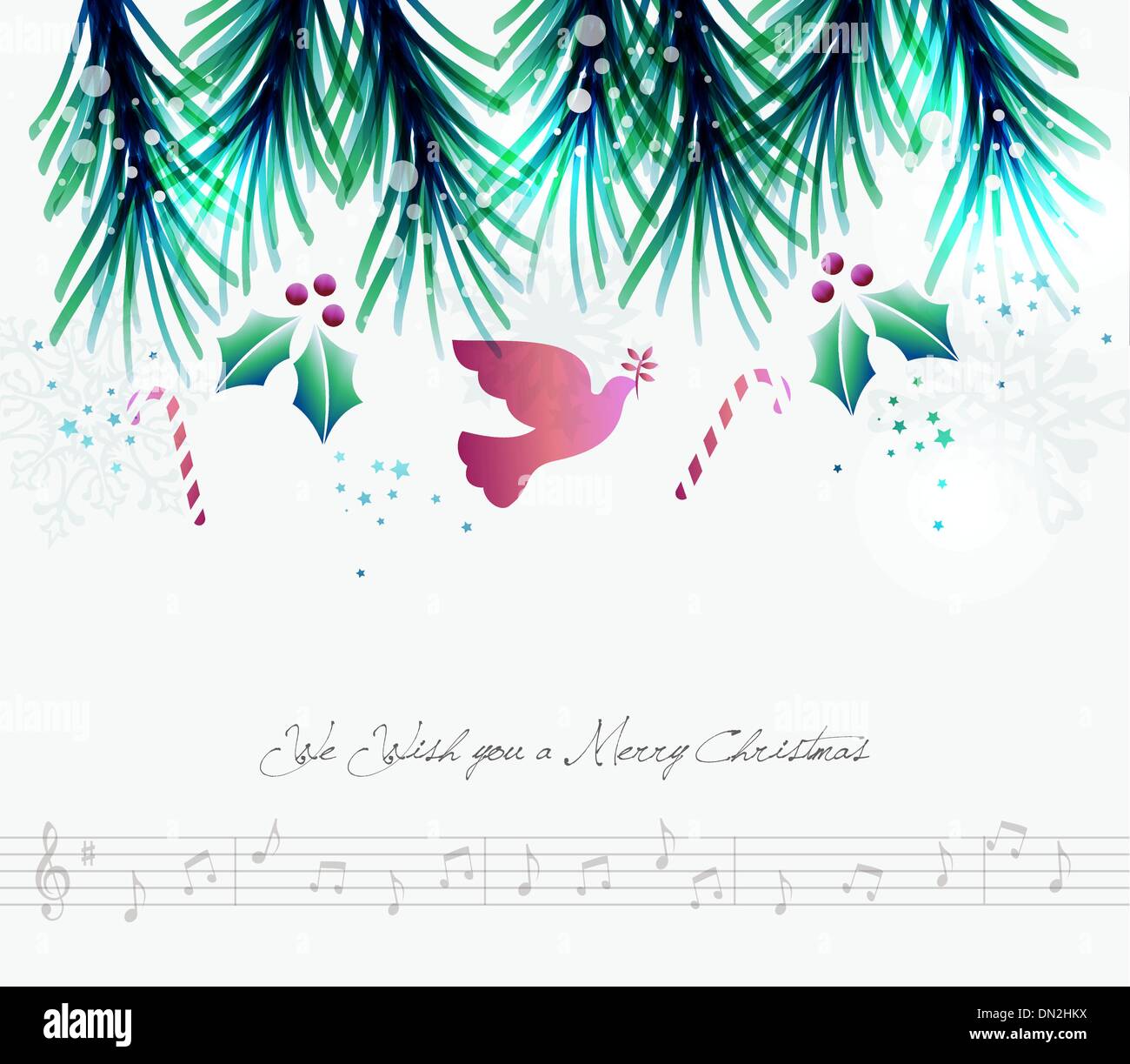 Merry christmas card concept Stock Vector Images - Alamy