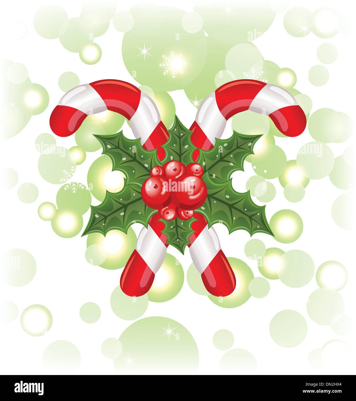 Holly stick Stock Vector Images - Alamy