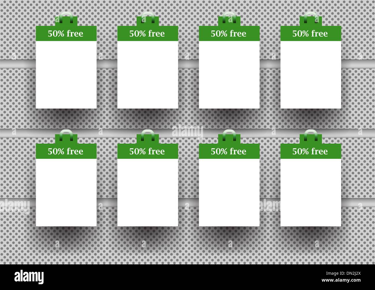 Price tags on the stand Stock Vector Image & Art - Alamy