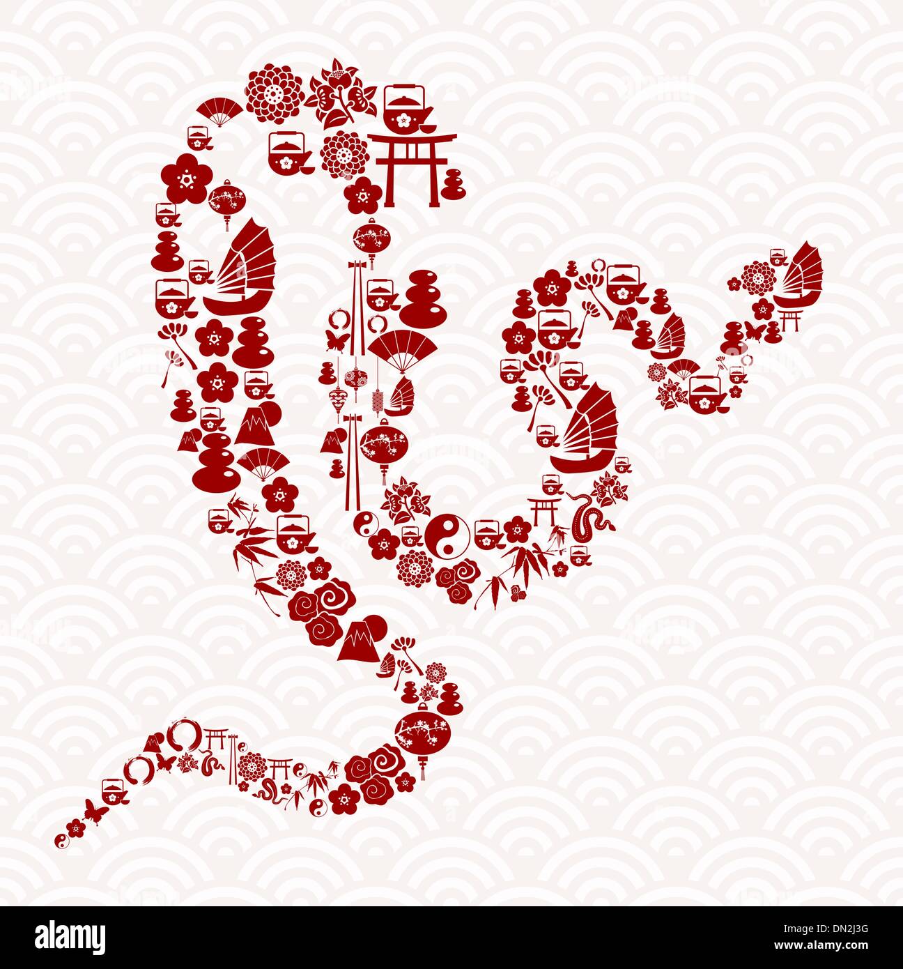 Snake light Stock Vector Images - Alamy