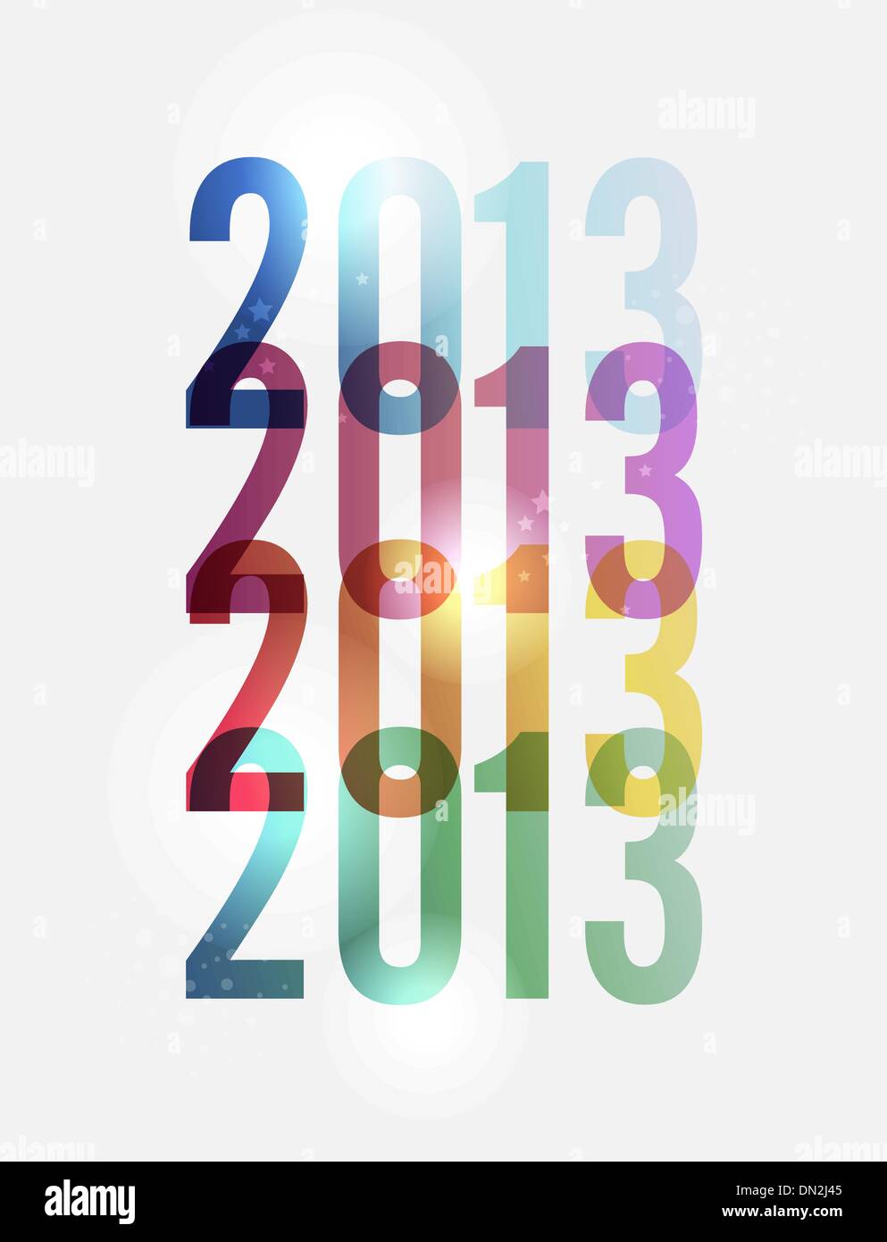 Modern Happy New year 2013 Stock Vector Image & Art - Alamy
