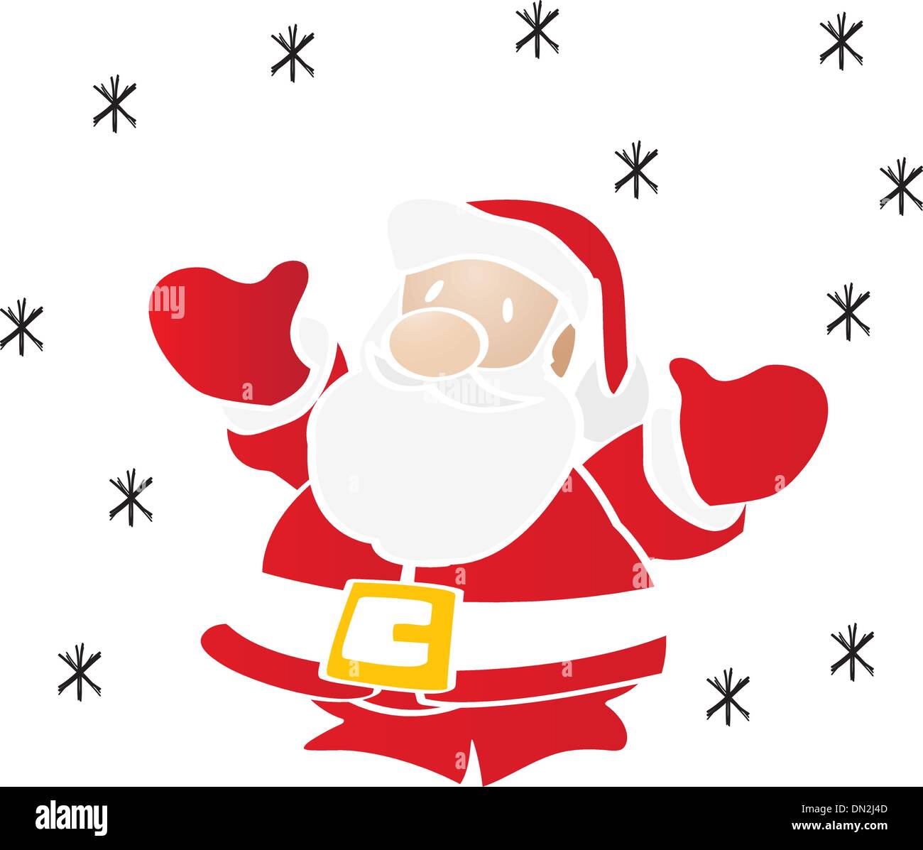 Santa Claus clip art Stock Vector Image & Art - Alamy