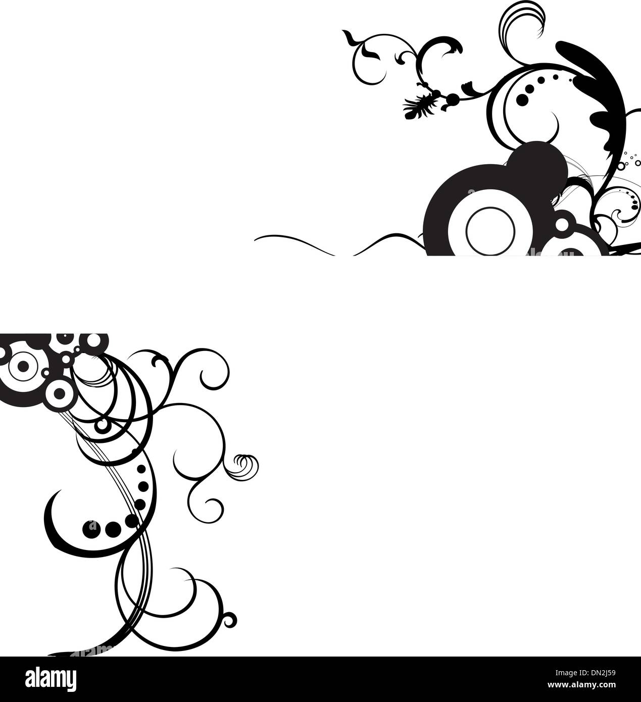 floral style backgrounds frame Stock Vector Image & Art - Alamy