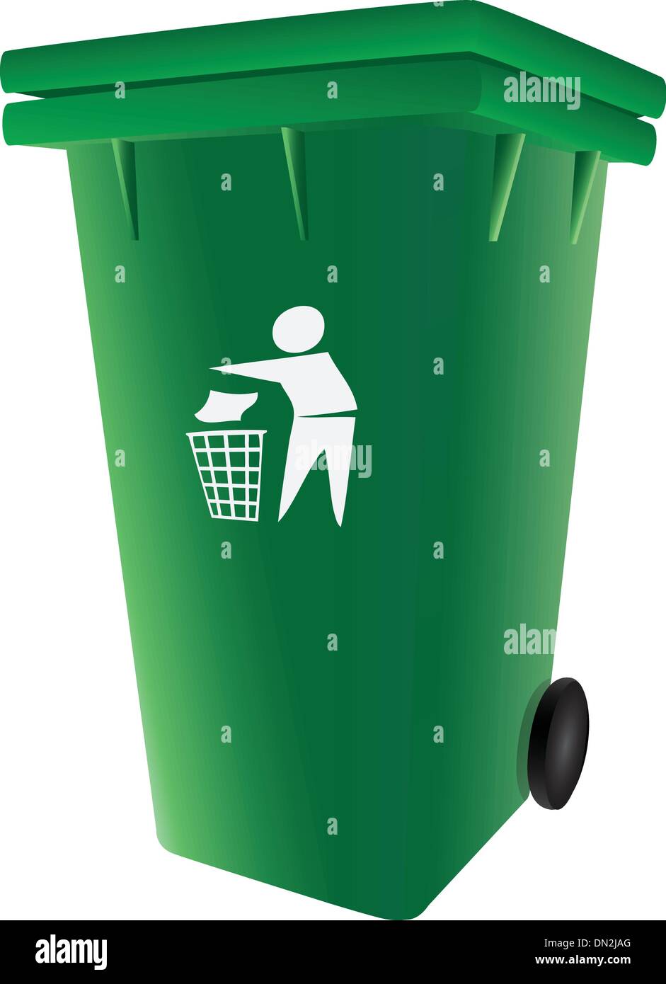 Garbage tub Stock Vector Images - Alamy