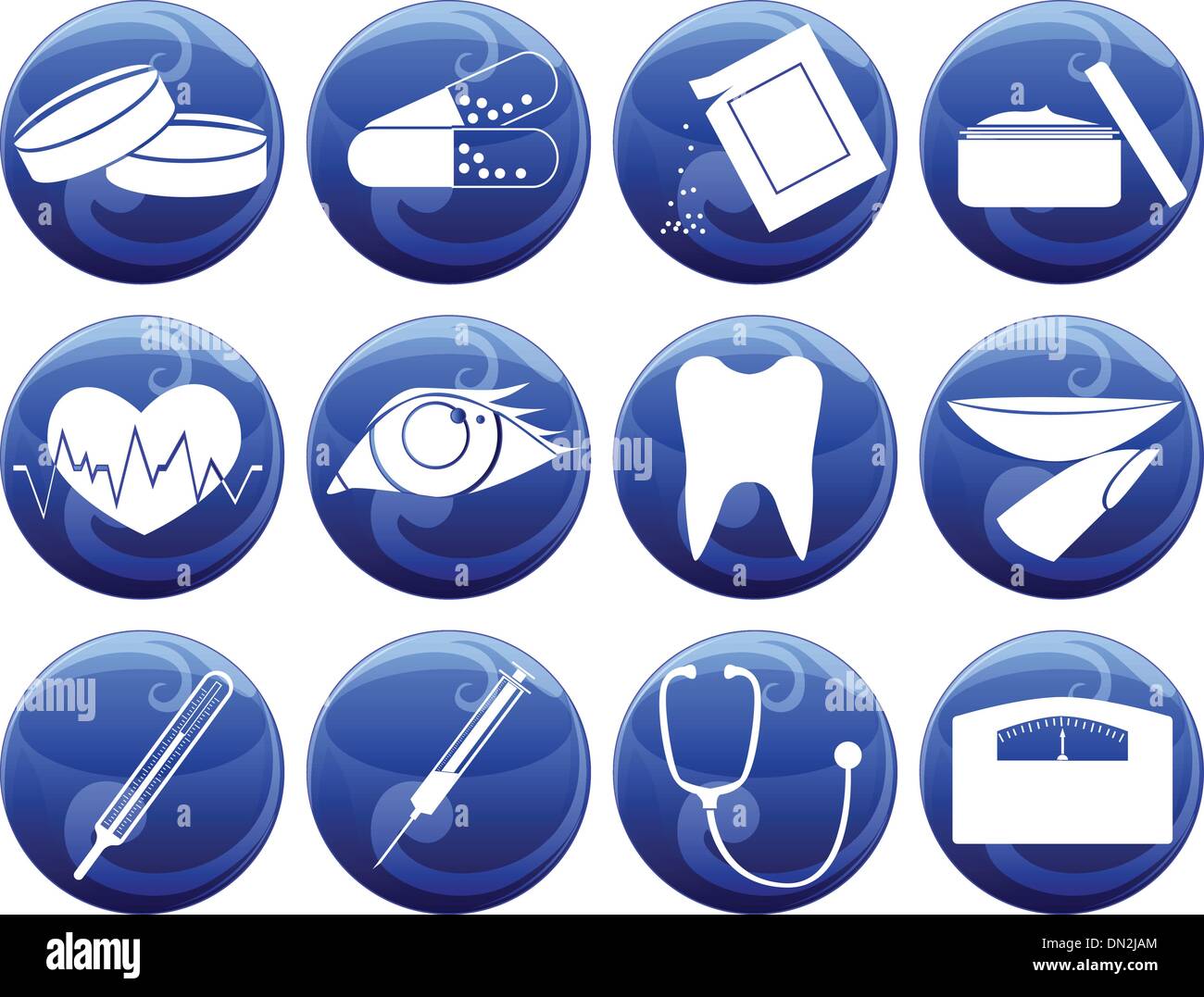 medical icons of button Stock Vector Image & Art - Alamy