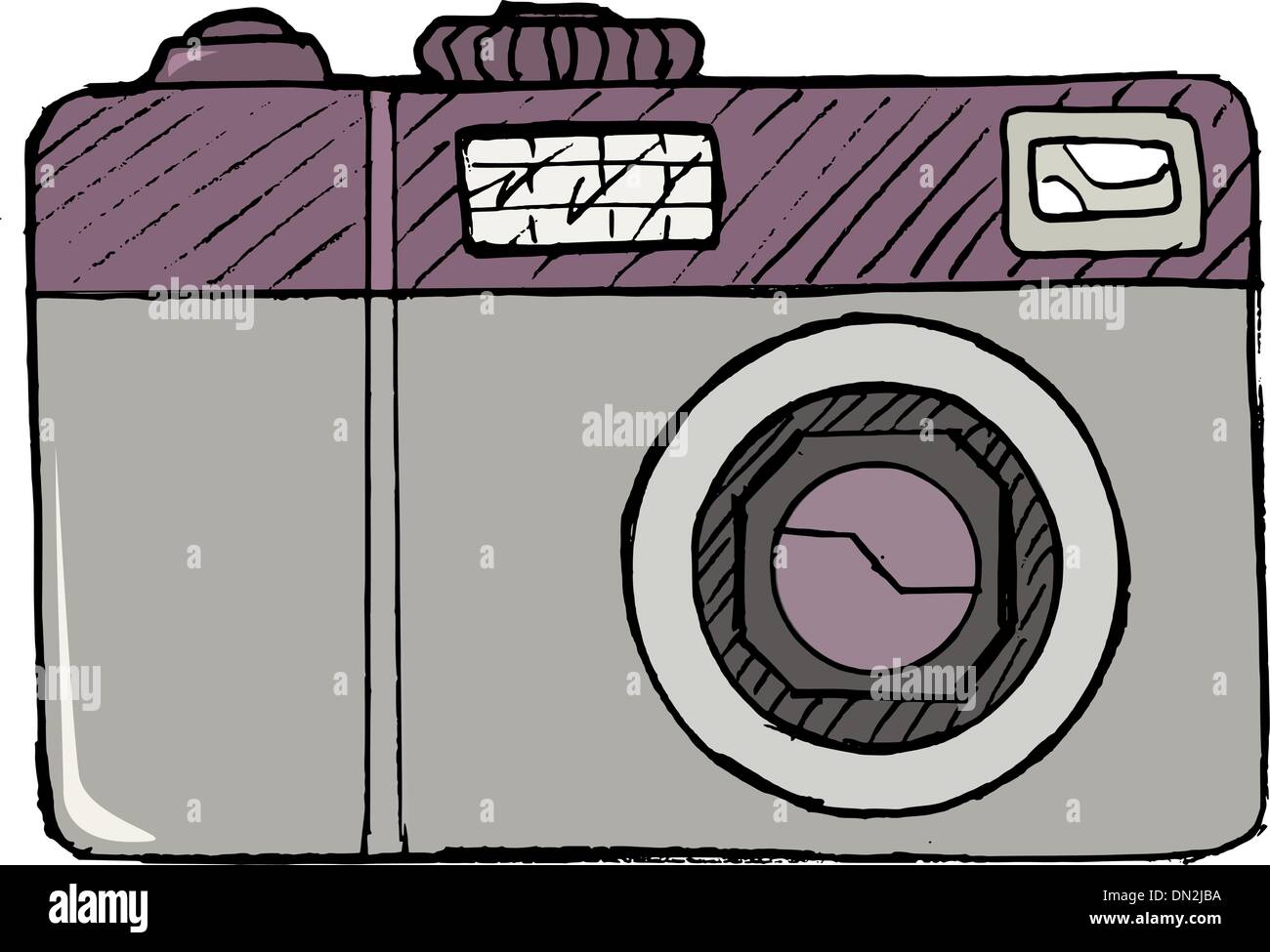 Photo camera Stock Vector Images - Alamy