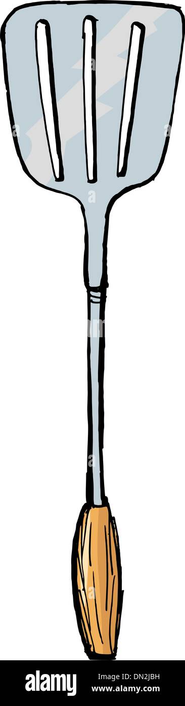 Spatula cartoon Stock Vector Images - Alamy