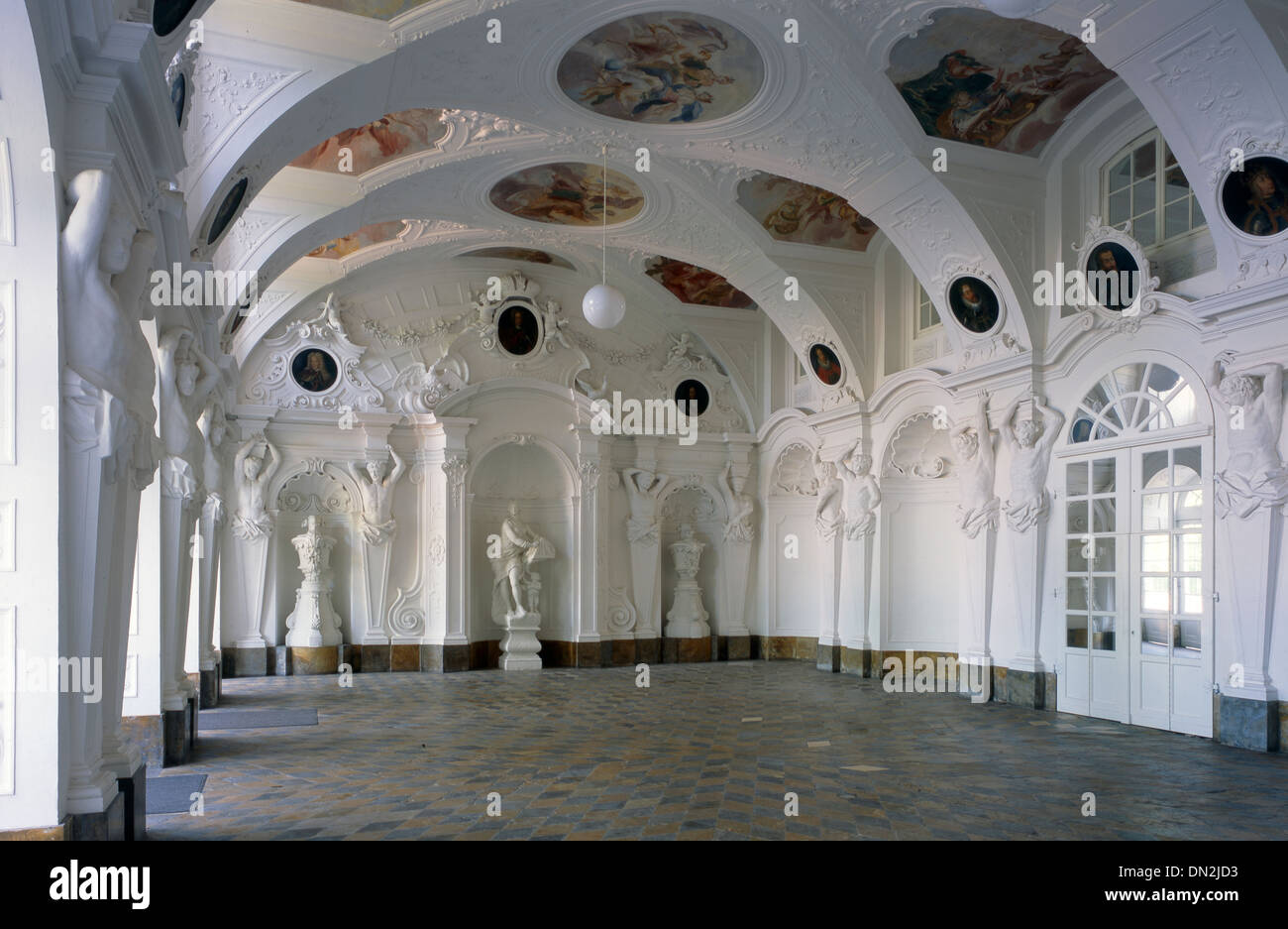 Emperors hall of City Palace of Fulda, Hesse, Germany Stock Photo - Alamy