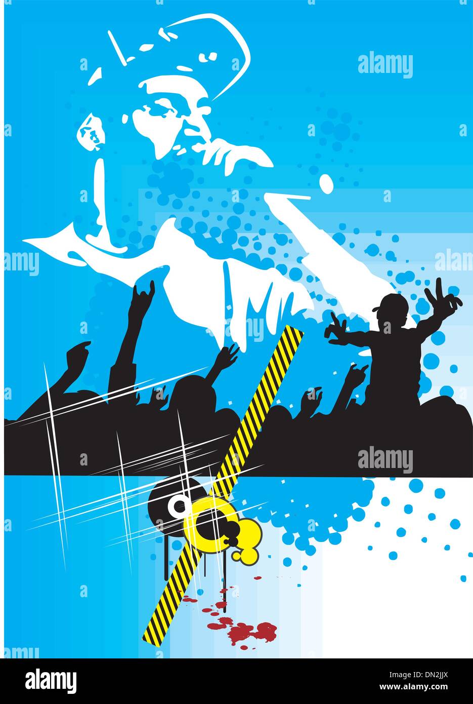Decorative composition on a musical theme Stock Vector Image & Art - Alamy