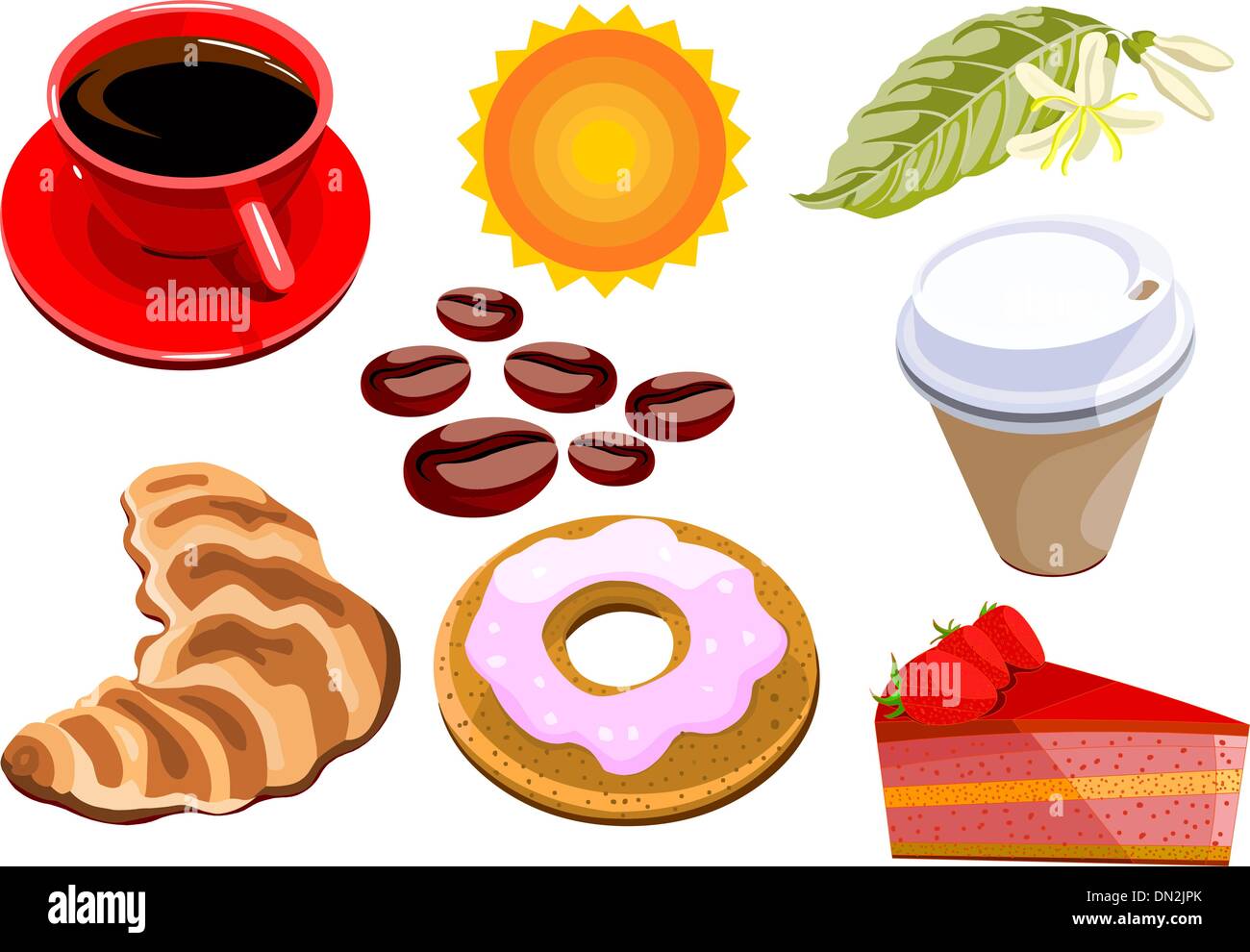 Breakfast image Stock Vector Images - Alamy