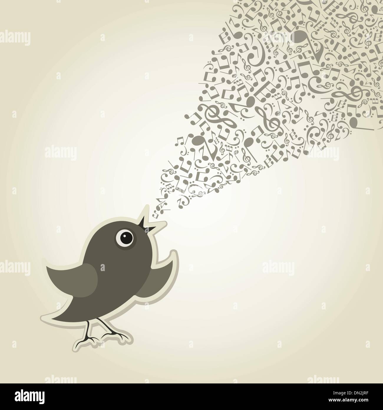 Pigeon musical note hi-res stock photography and images - Alamy