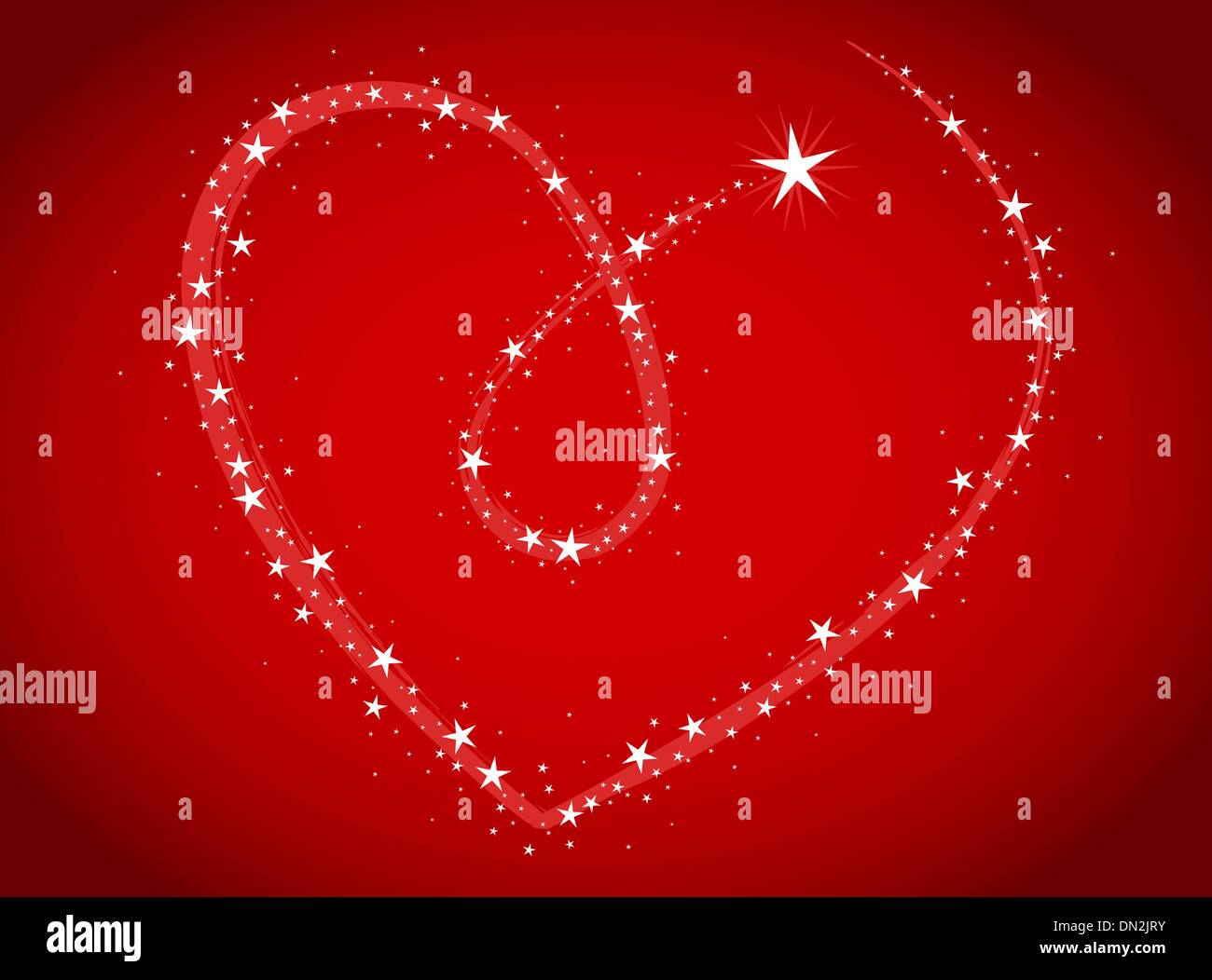 Heart shape shining bright Stock Vector Images - Alamy