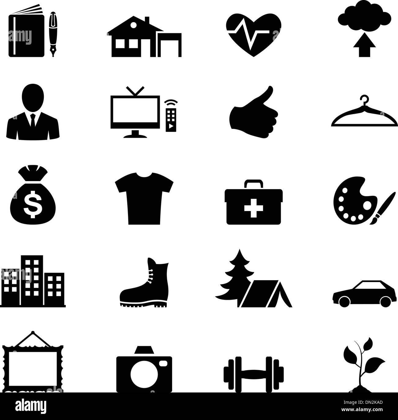 Pictogrammes pictogrammes Black and White Stock Photos & Images - Alamy