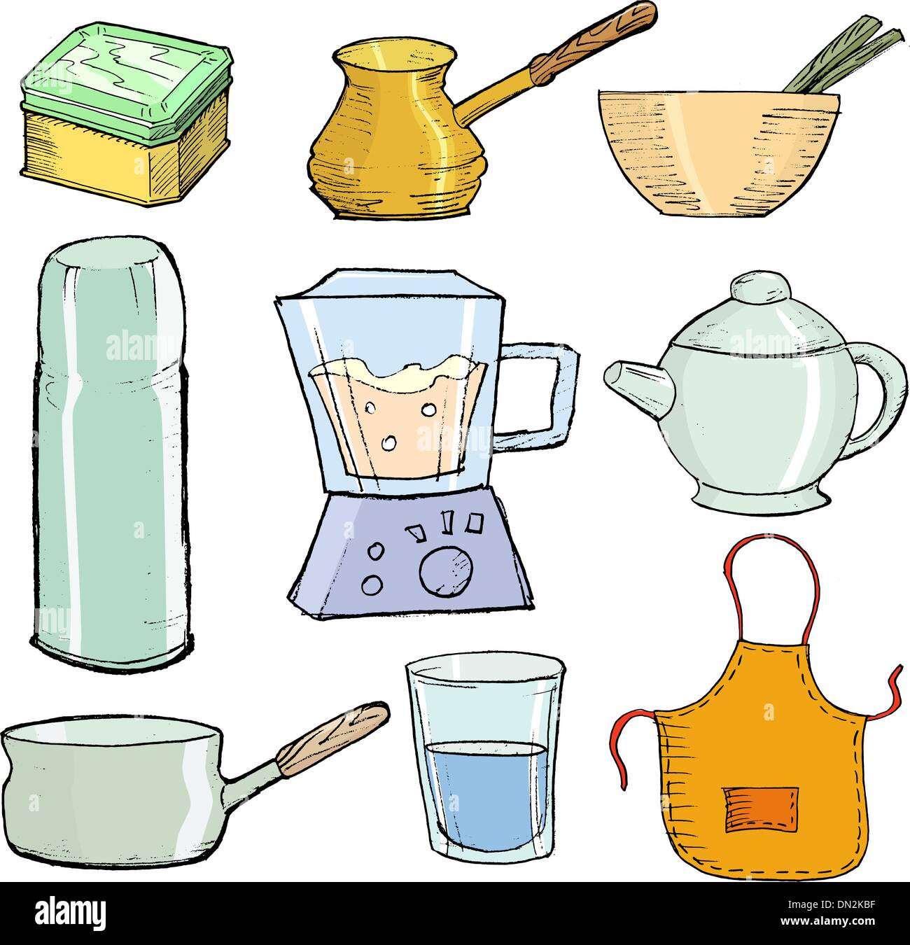 Kitchen shop sign Stock Vector Images - Alamy