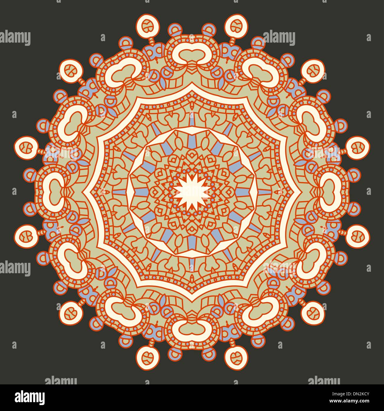 Vector round decorative design element Stock Vector Image & Art - Alamy