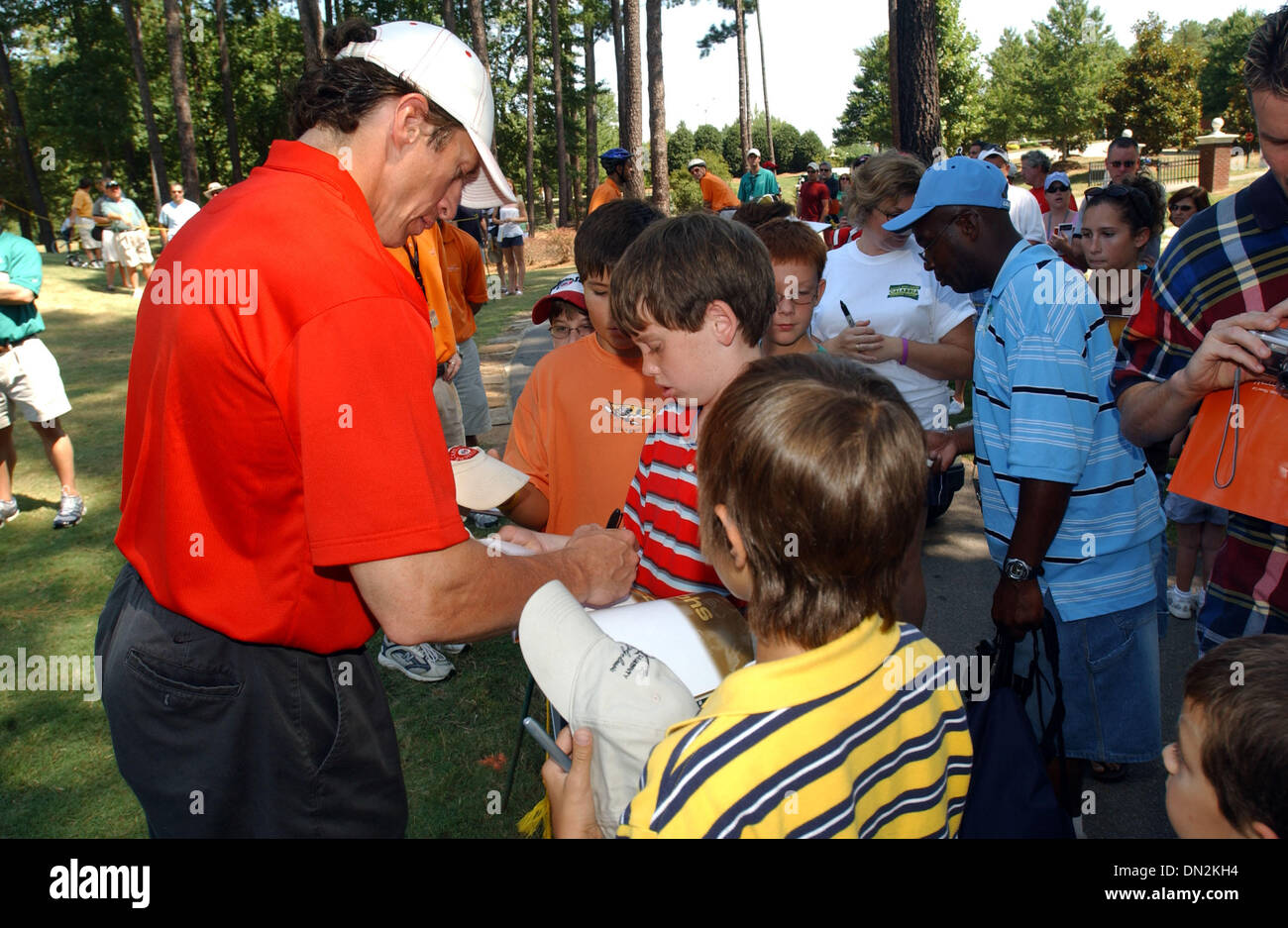 Aug 27, 2006; Raleigh, NC, USA; Carolina Hurricanes and Stanley Cup ...