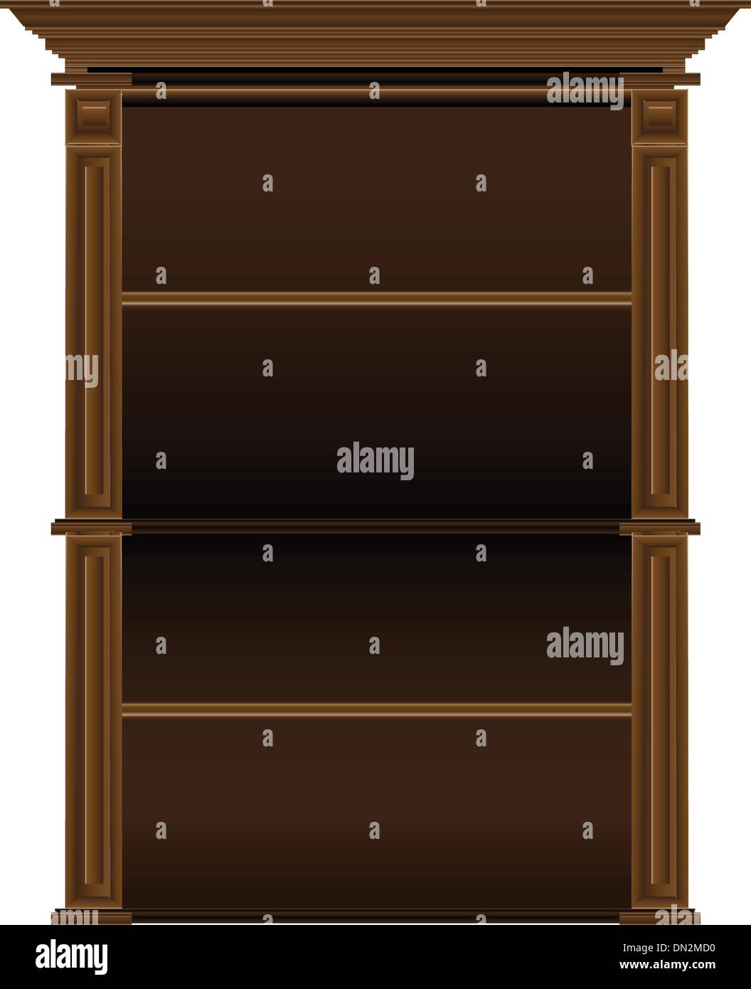 Old wooden rack Stock Vector Images - Alamy