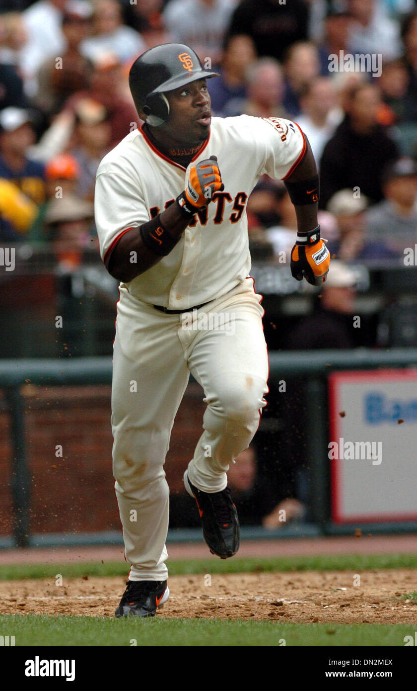 Sep 09, 2006; San Francisco, CA, USA; San Francisco Giants RAY DURHAM ...