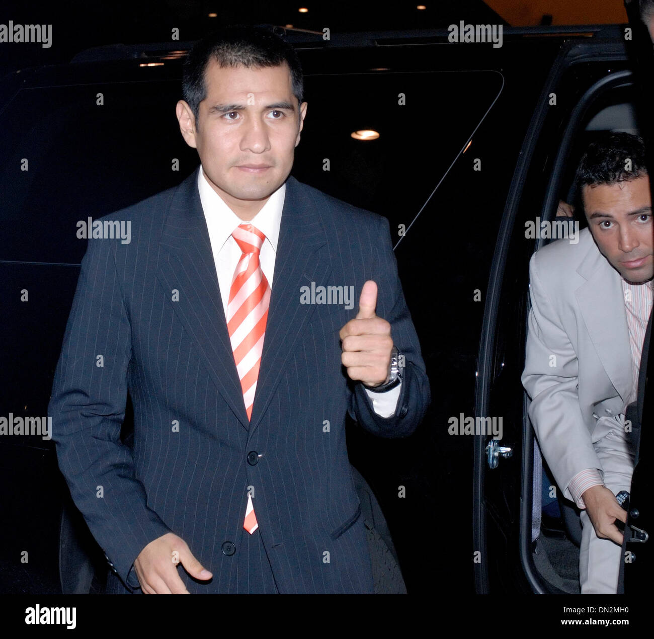 Sep 12, 2006; Los Angeles, CA, USA; WBC Super Featherweight Champion ...