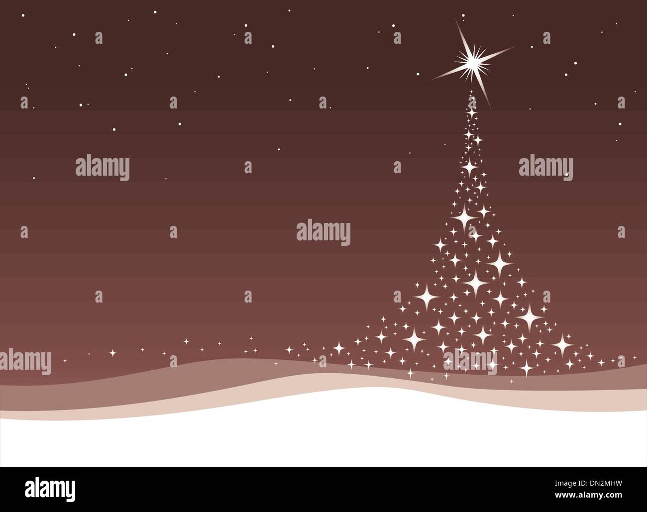 Christmas tree background with stars Stock Vector Image & Art - Alamy