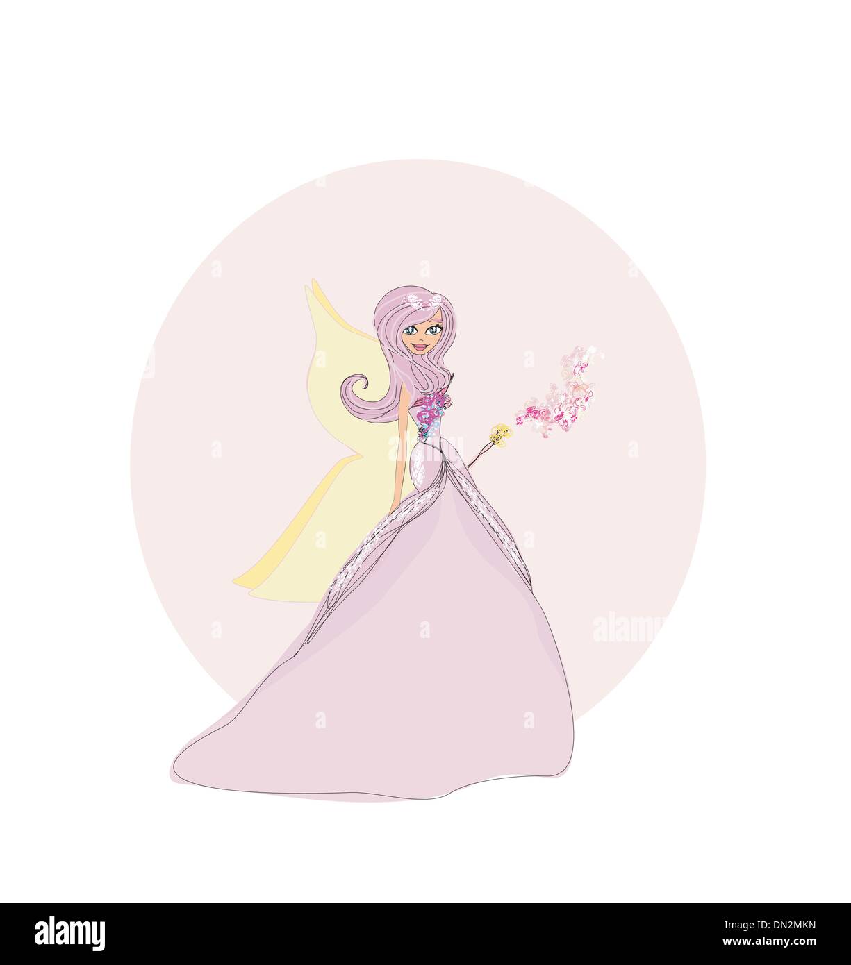 beautiful fairy vector graphic Stock Vector Image & Art - Alamy