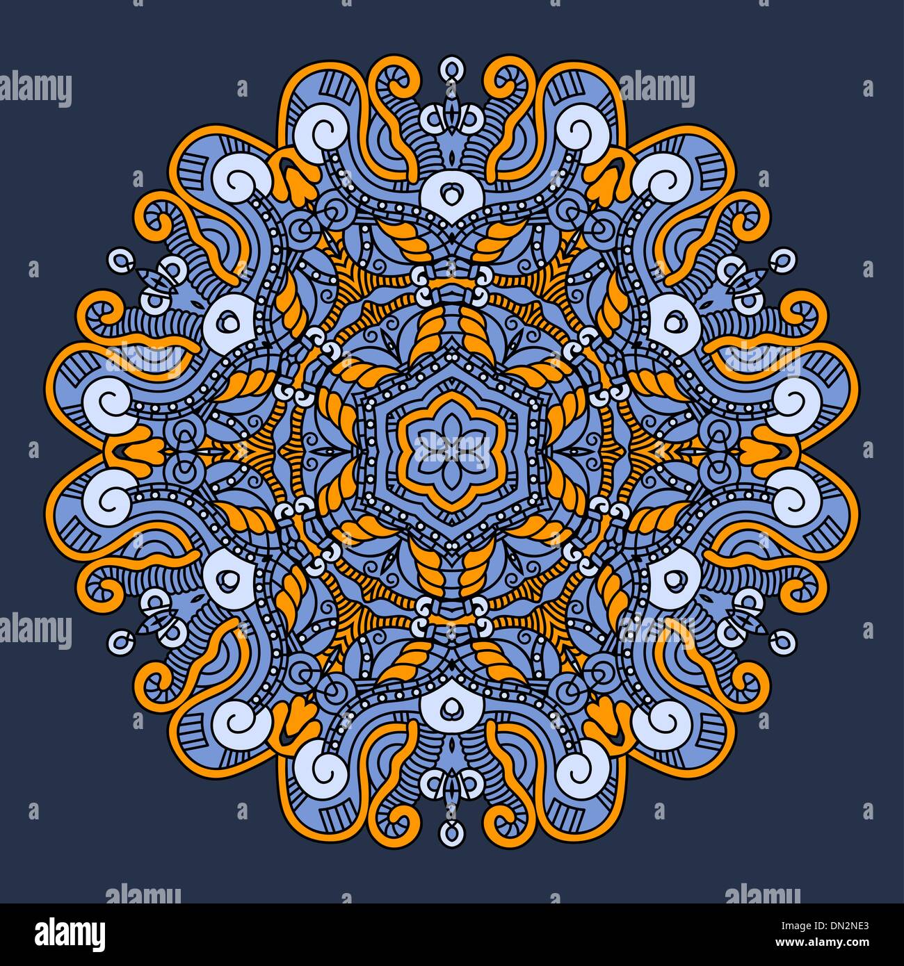 Vector round decorative design element Stock Vector Image & Art - Alamy