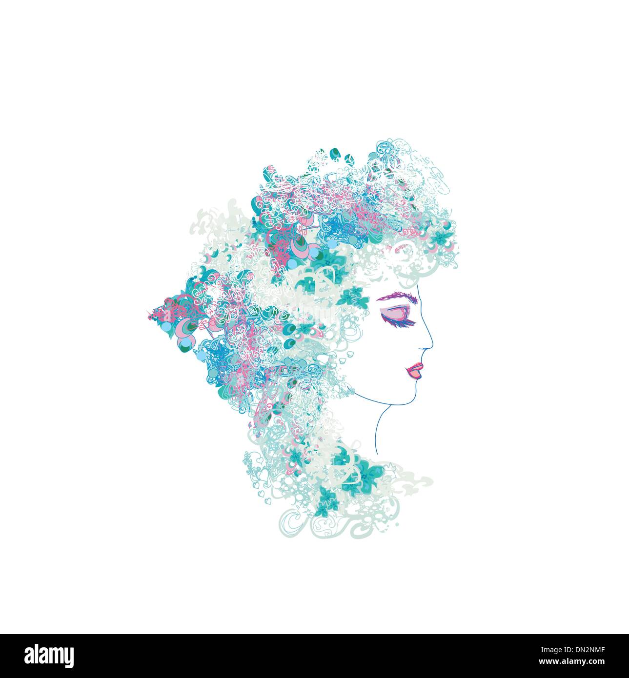 Portrait creative Stock Vector Images - Alamy