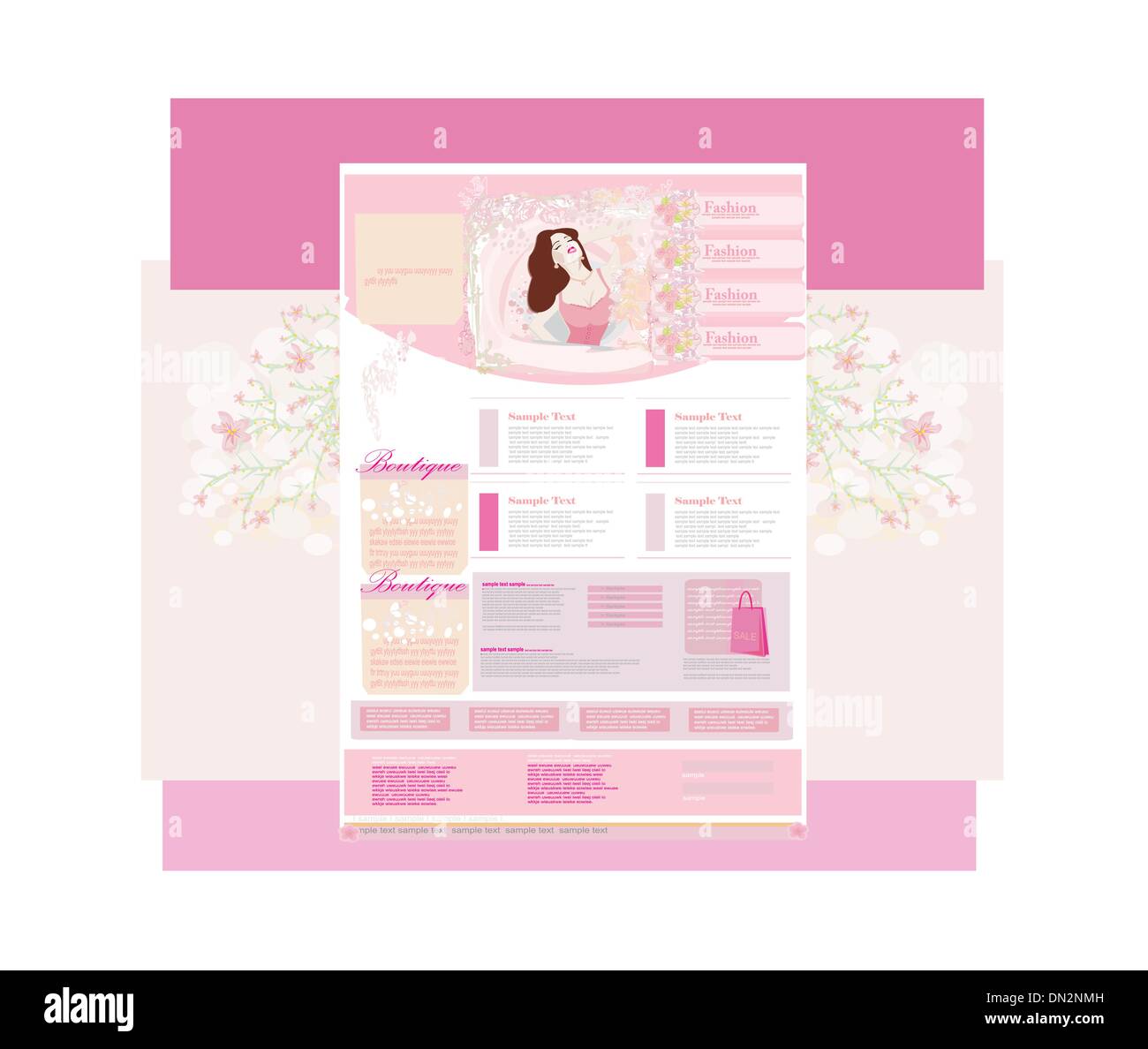 Shopping website vector vectors Cut Out Stock Images & Pictures - Alamy