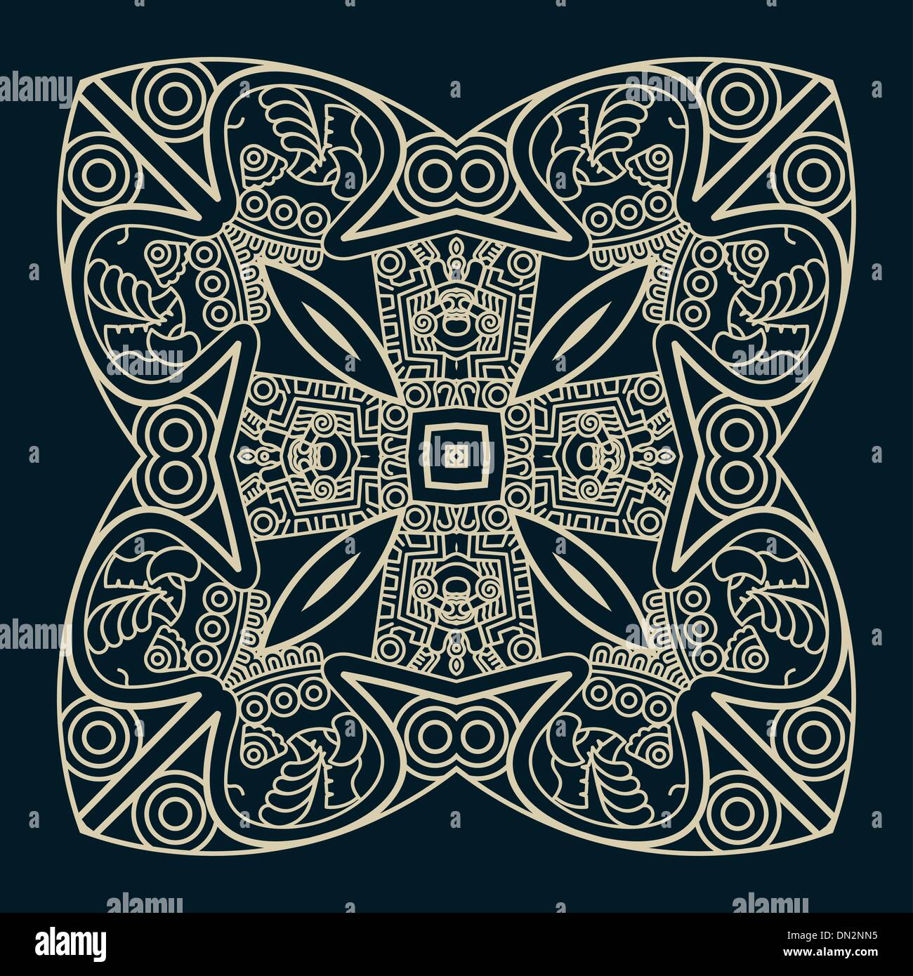 Vector square decorative design element Stock Vector Image & Art - Alamy