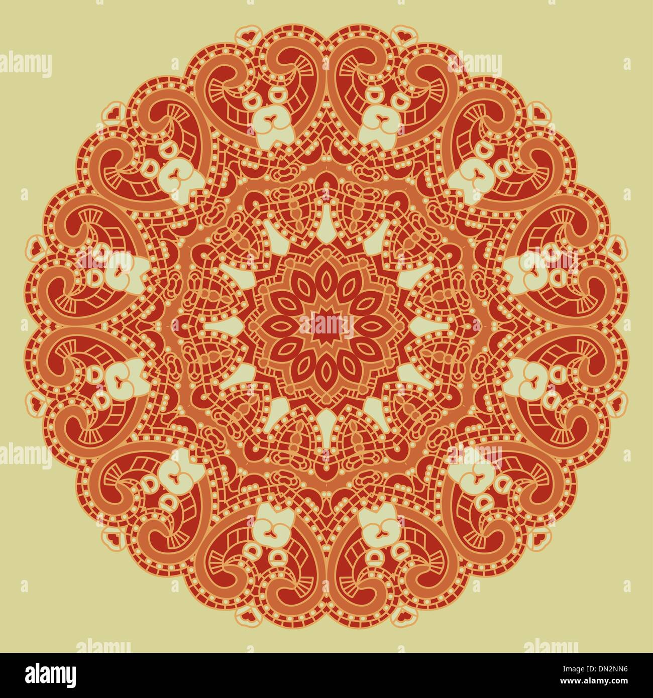 Vector round decorative design element Stock Vector Image & Art - Alamy