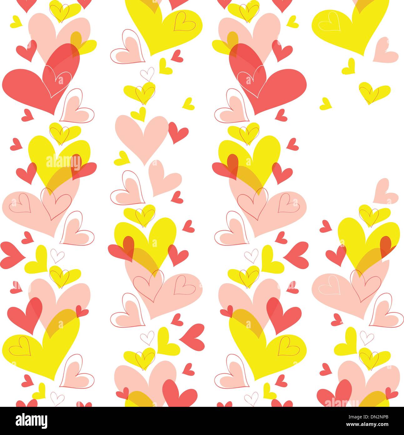 Seamless pattern symbol heart Stock Vector Images - Alamy