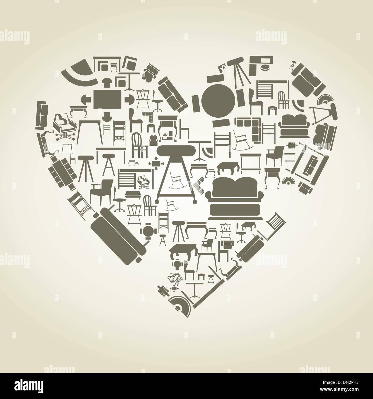 Furniture for business Stock Vector Images - Alamy