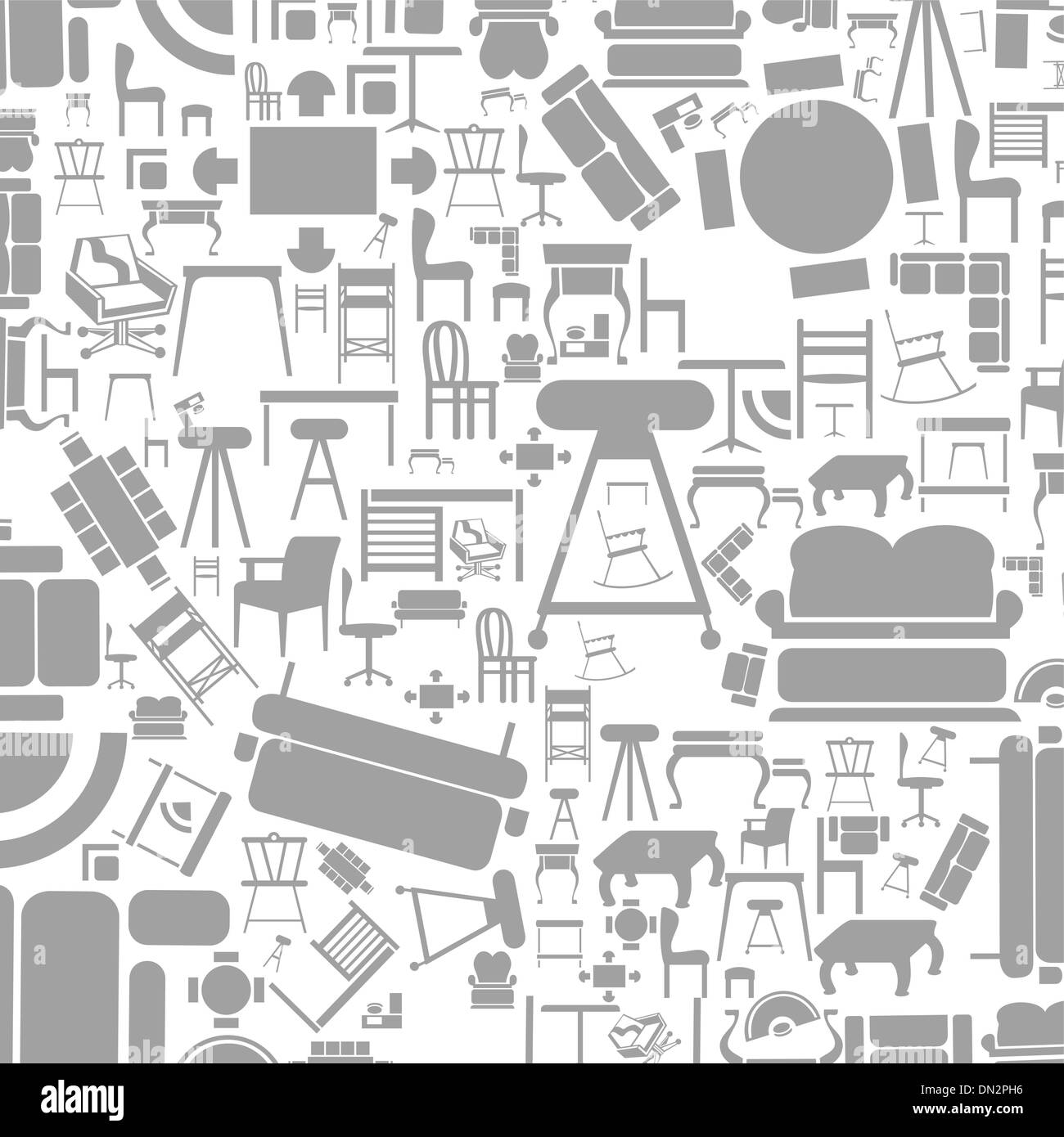 Furniture for business Stock Vector Images - Alamy