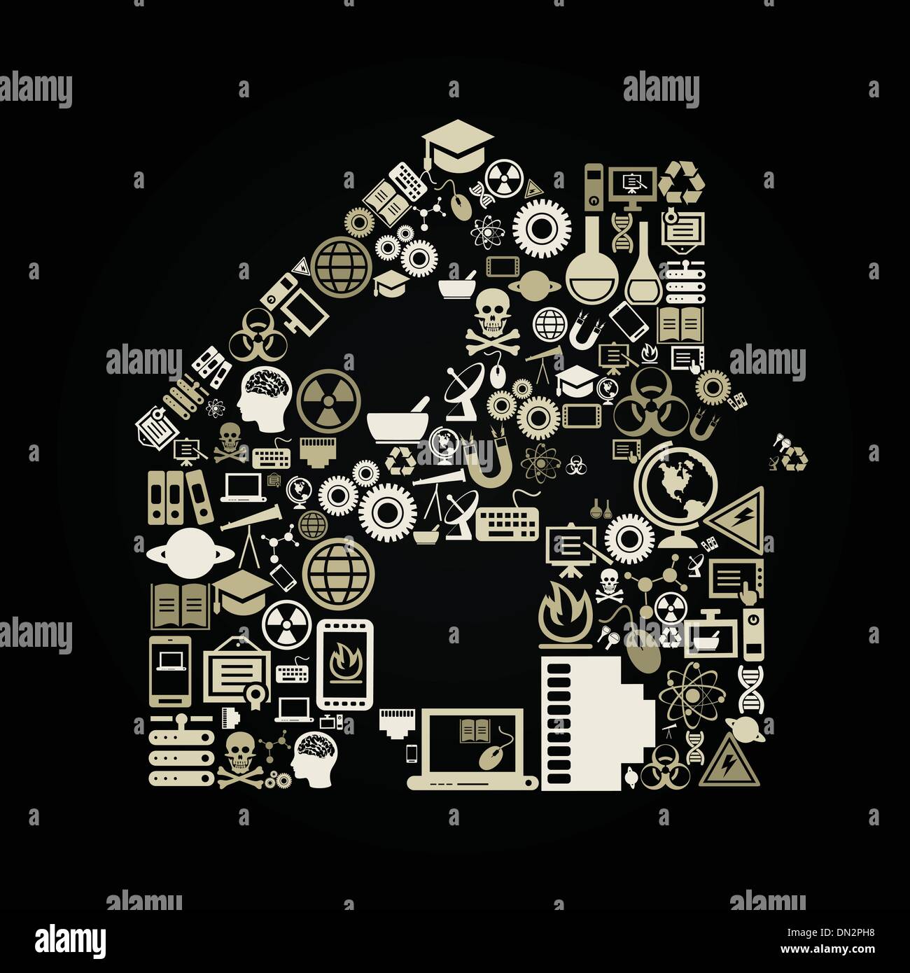 Science the house Stock Vector Image & Art - Alamy