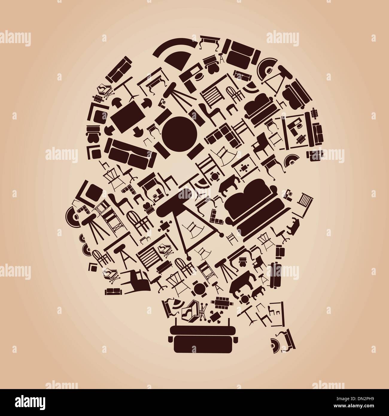 Furniture for business Stock Vector Images - Alamy