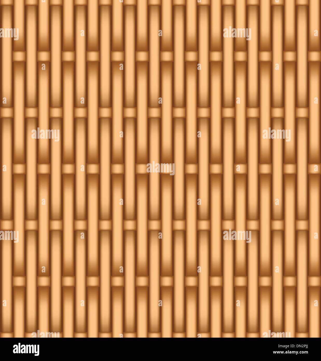 Basket weaving bamboo craft Stock Vector Images - Alamy