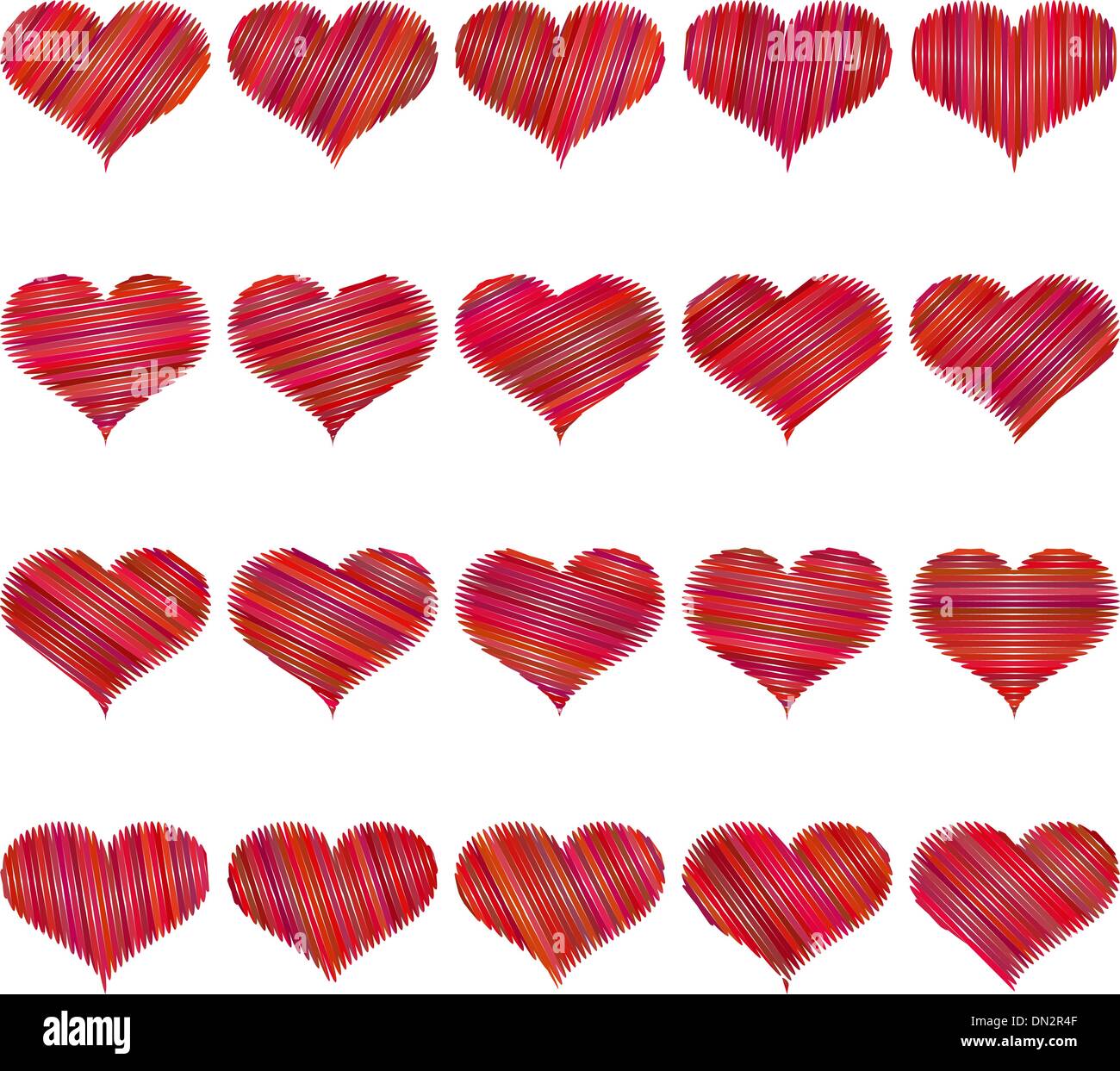 abstract red heart Stock Vector Image & Art - Alamy