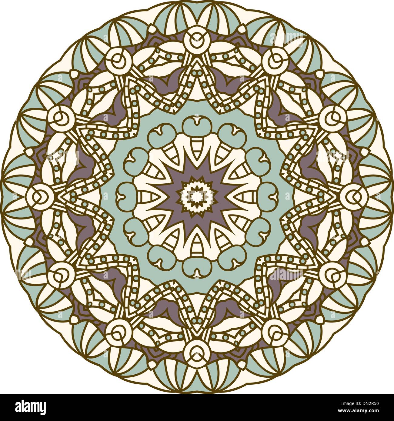 Vector round decorative design element Stock Vector Image & Art - Alamy
