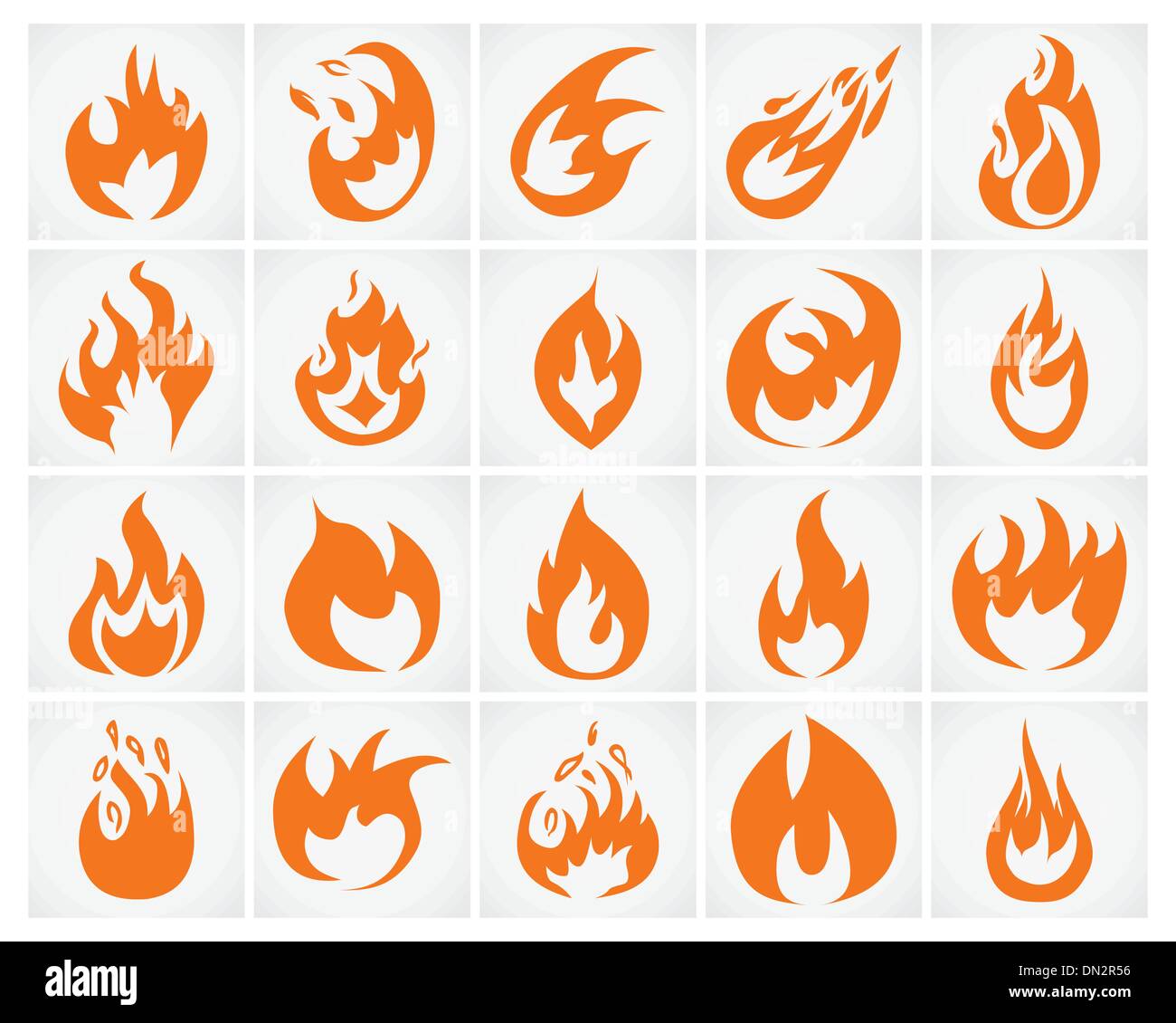 Fire icon Stock Vector Images - Alamy