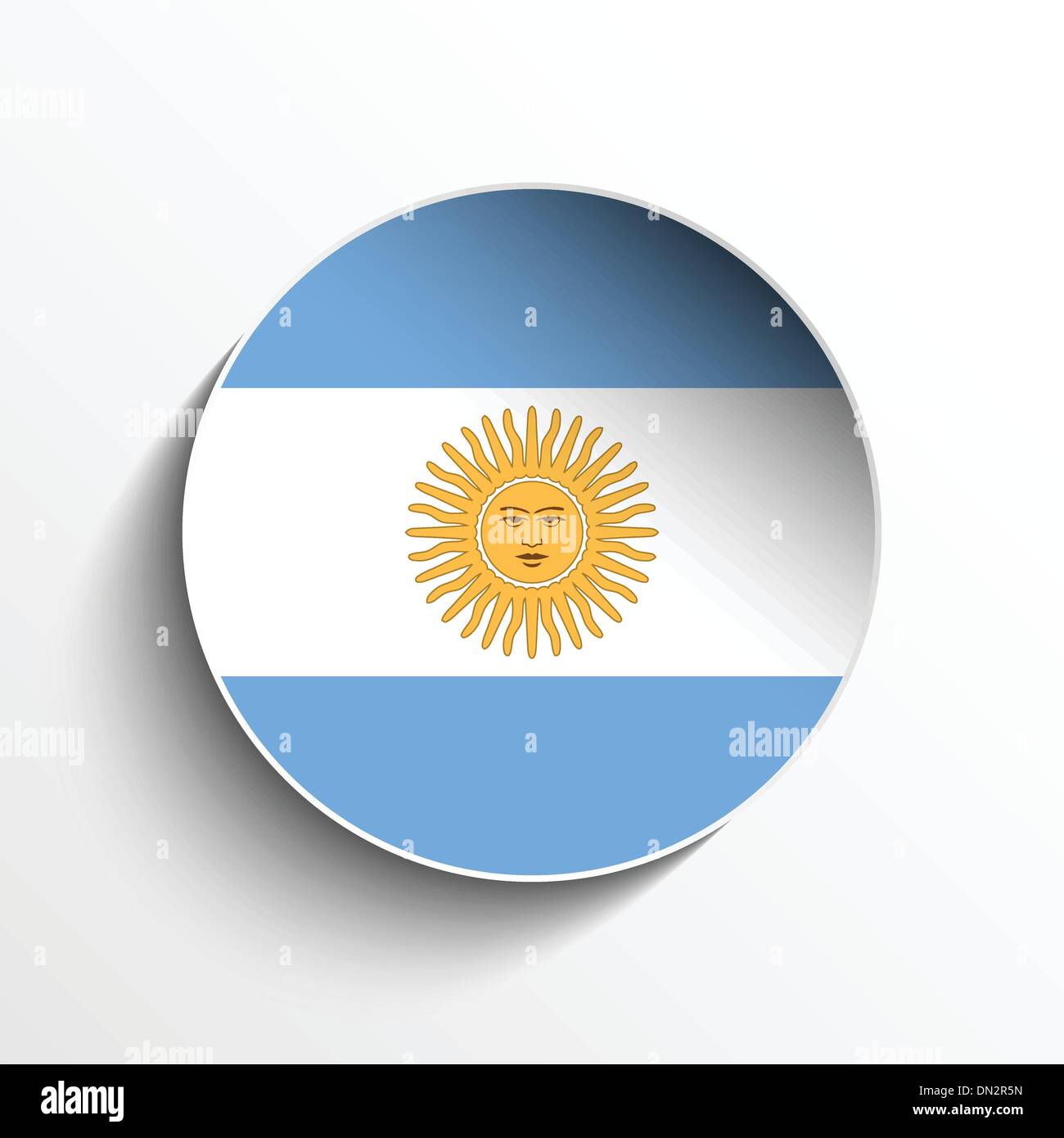 Argentina flag circle hi-res stock photography and images - Alamy