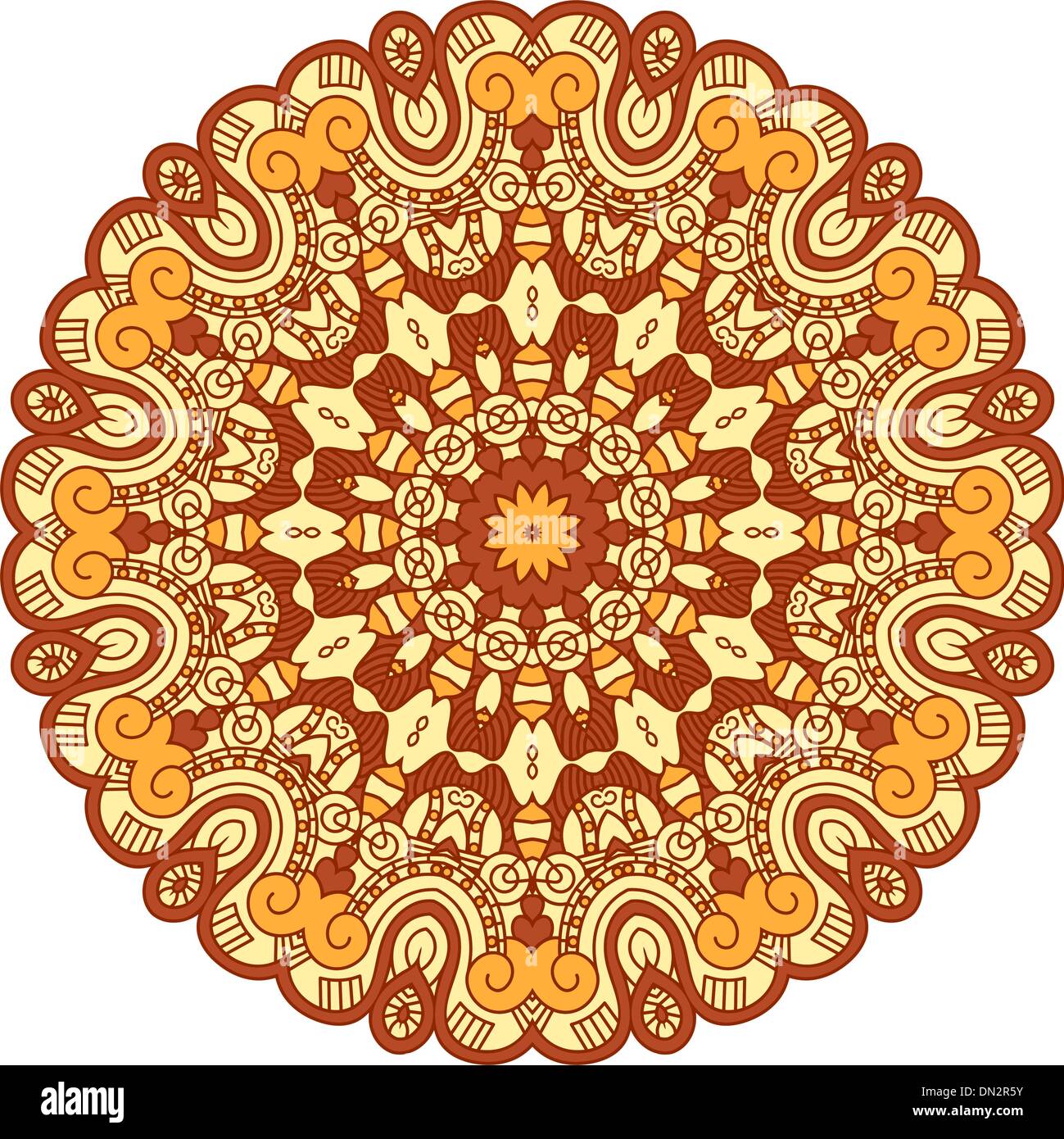Vector round decorative design element Stock Vector Image & Art - Alamy