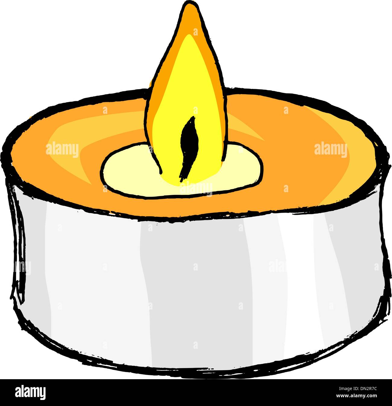aromatic candle, vector image Stock Vector Image & Art - Alamy