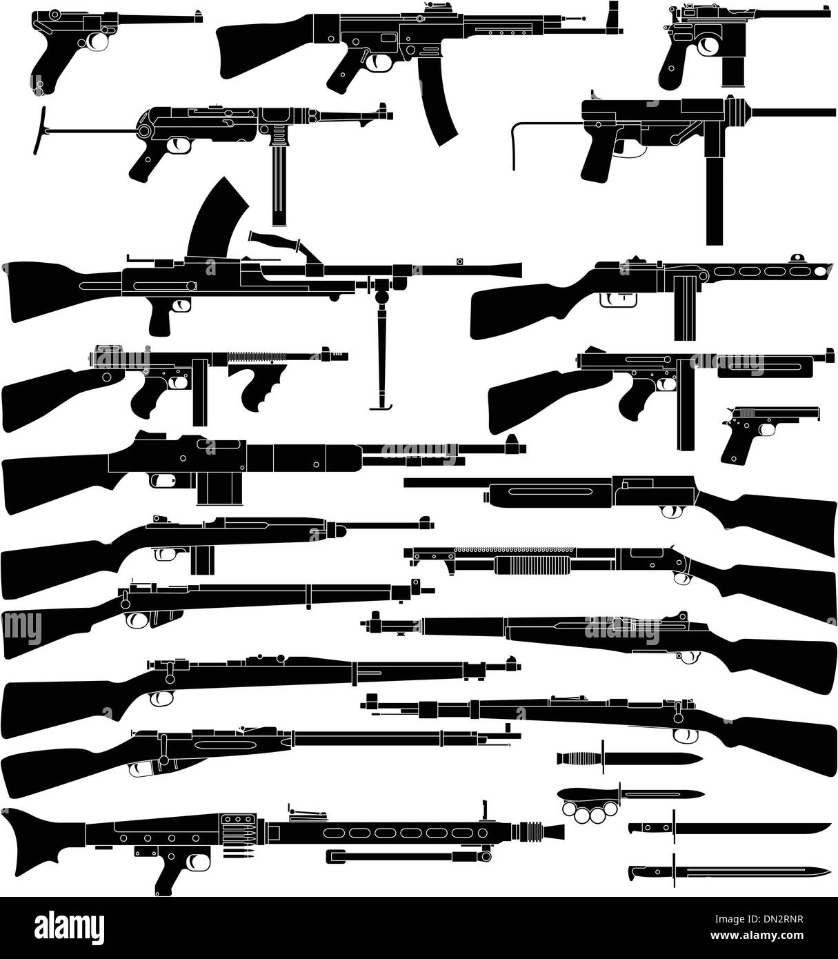 Cannon howitzer military weapon Stock Vector Images - Alamy