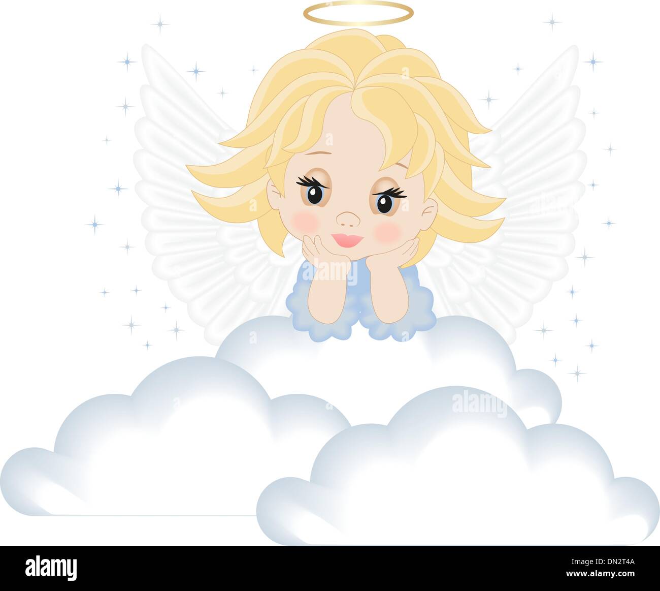 Angel man gold Stock Vector Images - Alamy