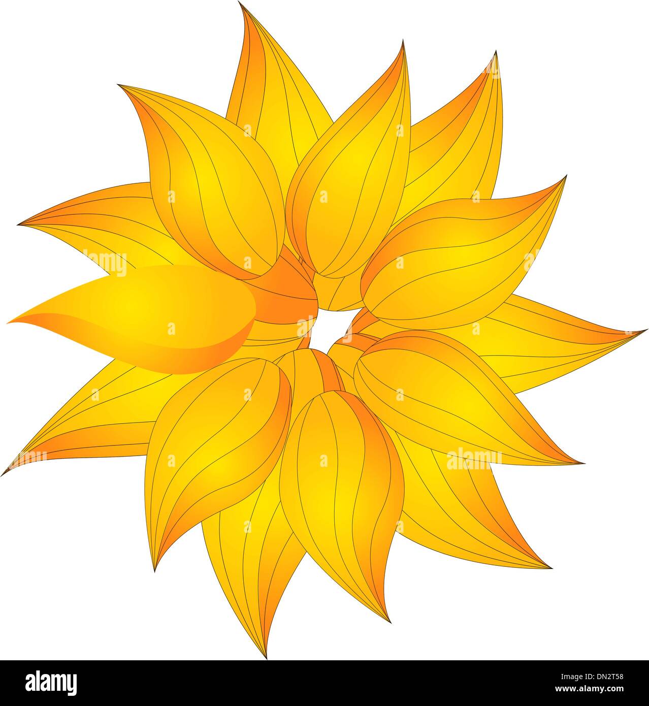 Doodle sun sketch illustration Stock Vector Images - Alamy