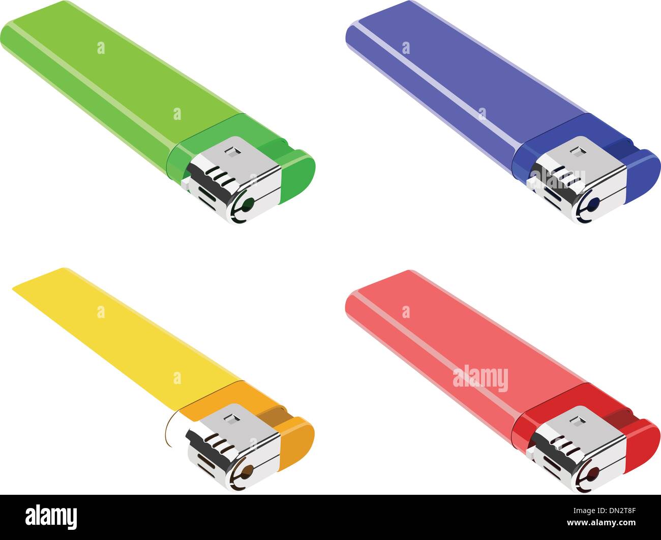 Butane lighter Stock Vector Images - Alamy